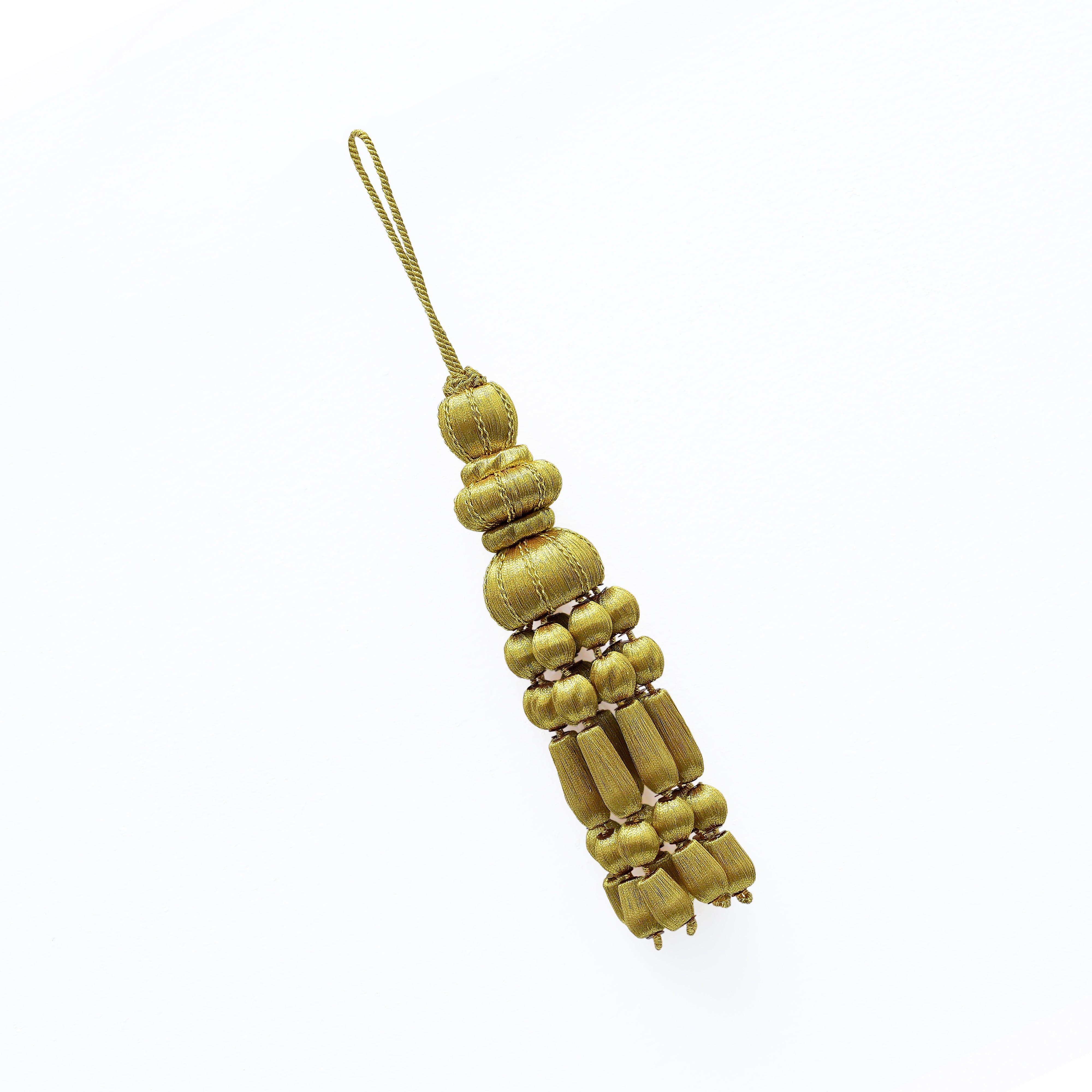 Gold Quasten / Borlas de oro entrefino