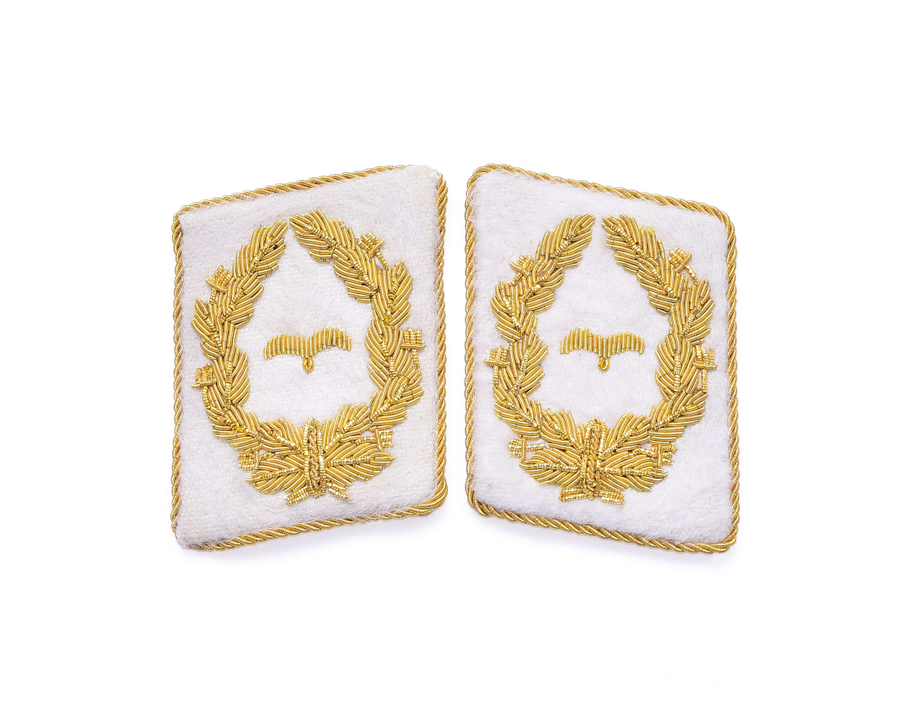 WH Luftwaffe Kragenspiegel Generalmajor gold Collar Tabs